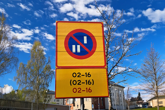 Förändrade tider för datumparkering i Holmsund - Umeå kommun
